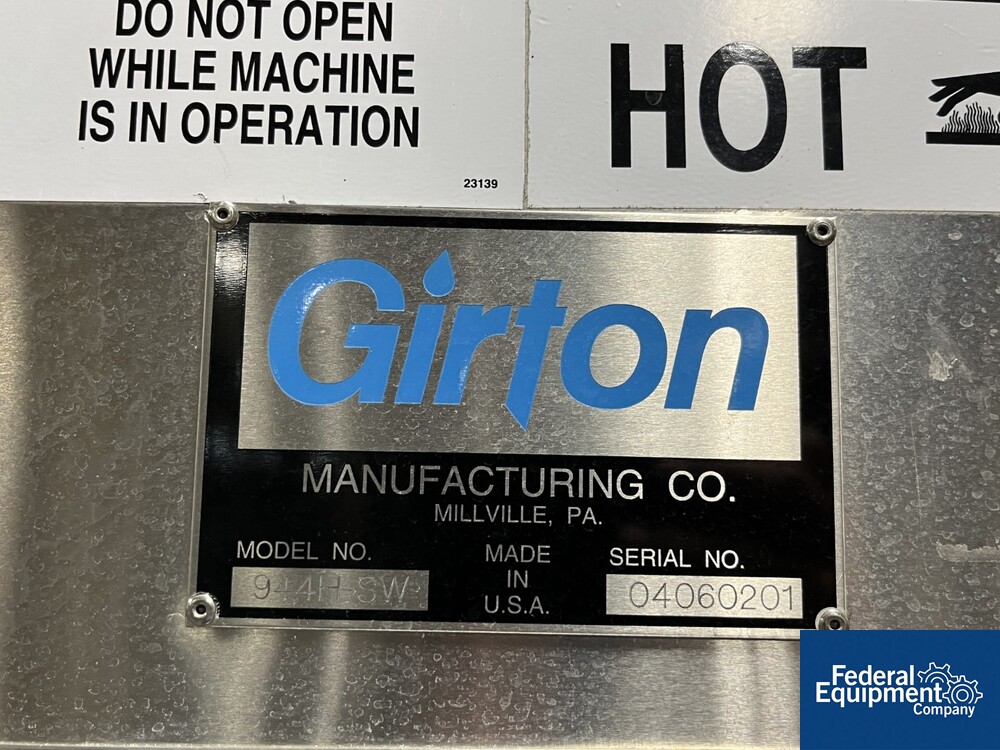 Girton Parts Washer, Model 944H-SW | Federal Equipment Company