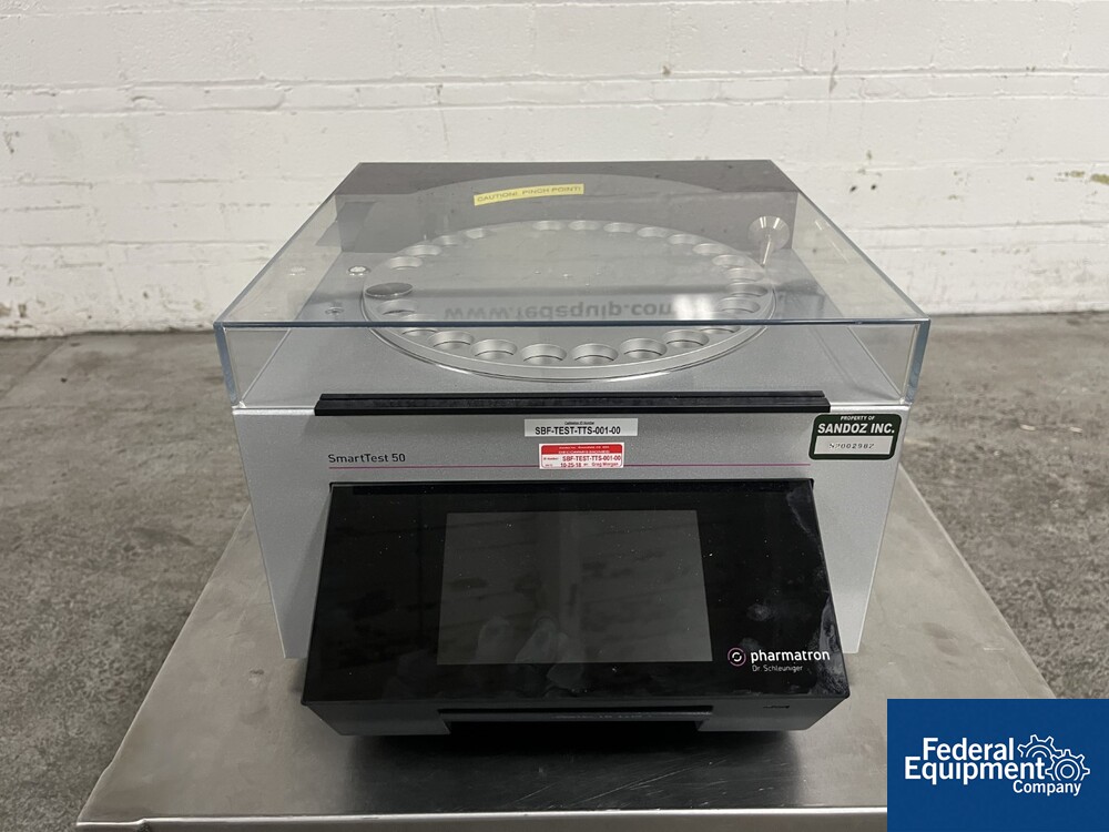 Dr. Schleuniger SmartTest 50 Tablet Hardness Tester | Federal Equipment ...