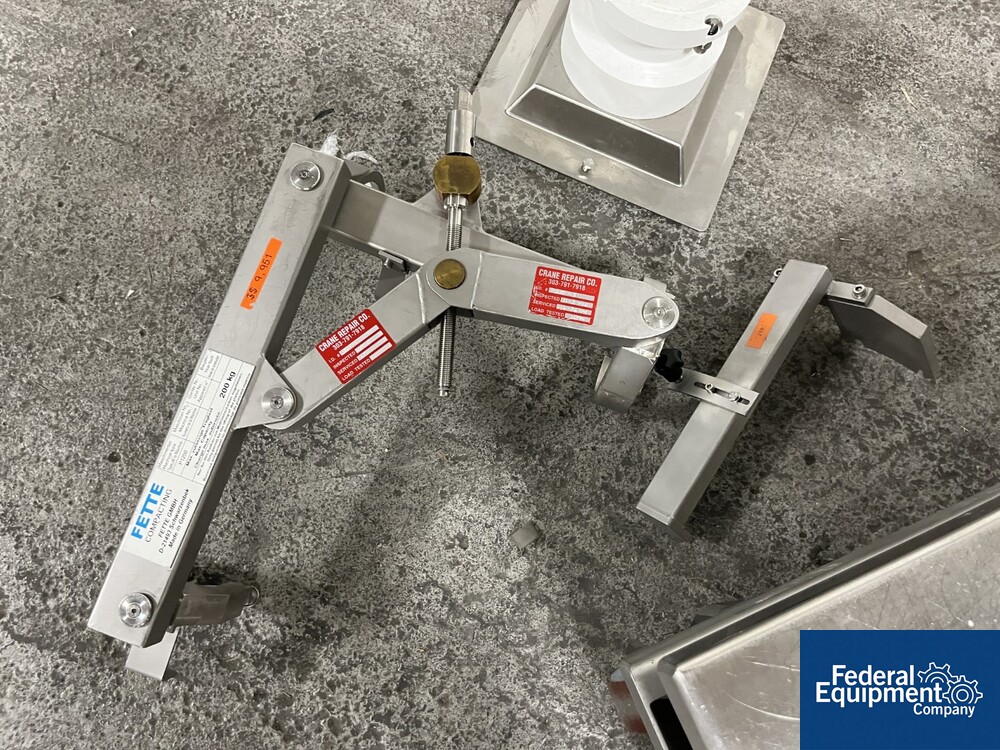 Fette Tablet Press Turret Cart | Federal Equipment Company