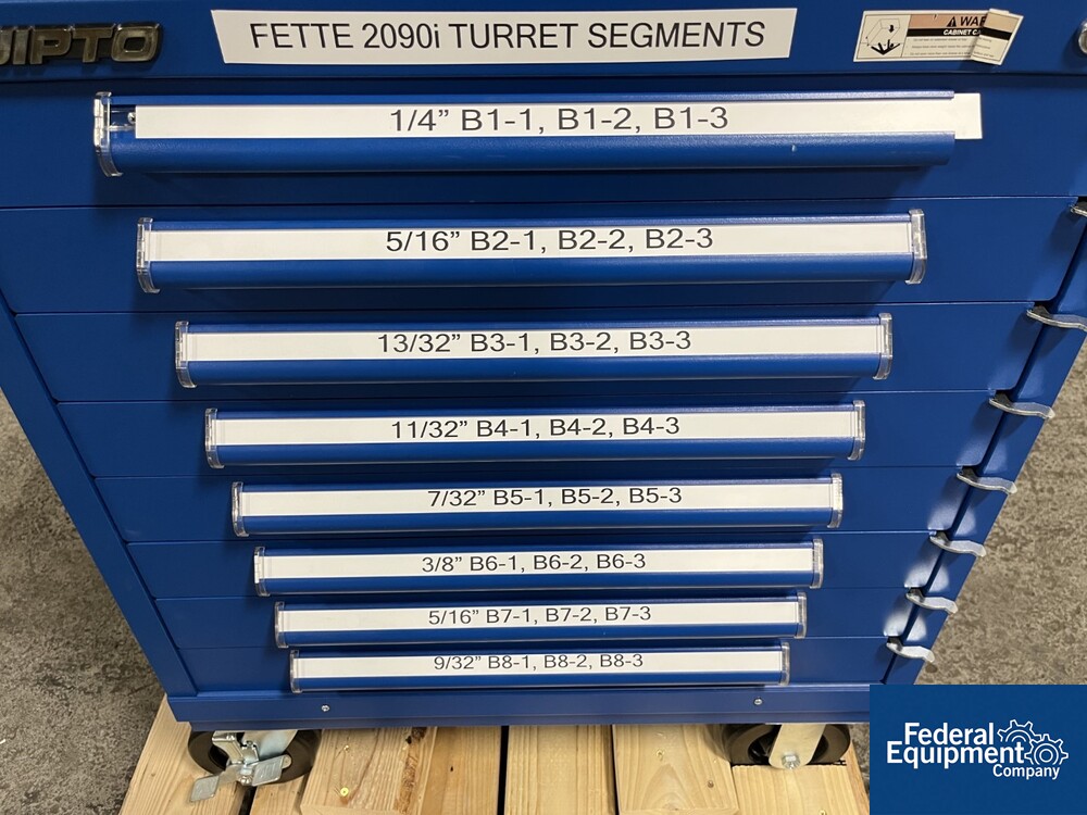 Fette 2090i Turret Segments | Federal Equipment Company