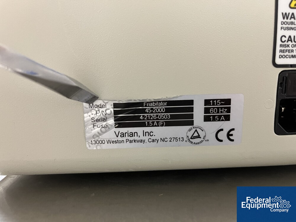 Vankel Friability Tester, Model 45-2000 | Federal Equipment Company