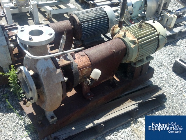 4" x 3" x 10" Duriron Centrifugal Pump, S/S, 10 HP | Federal Equipment ...