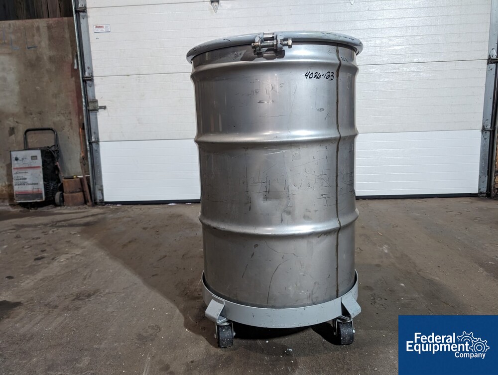 55 Gal Stainless Steel Drum | Federal Equipment Company