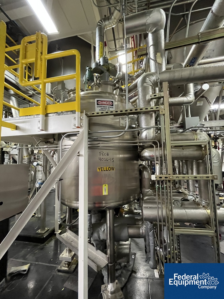 400 Gal SFI Mix Kettle, 316 S/S, 15/100# | Federal Equipment Company