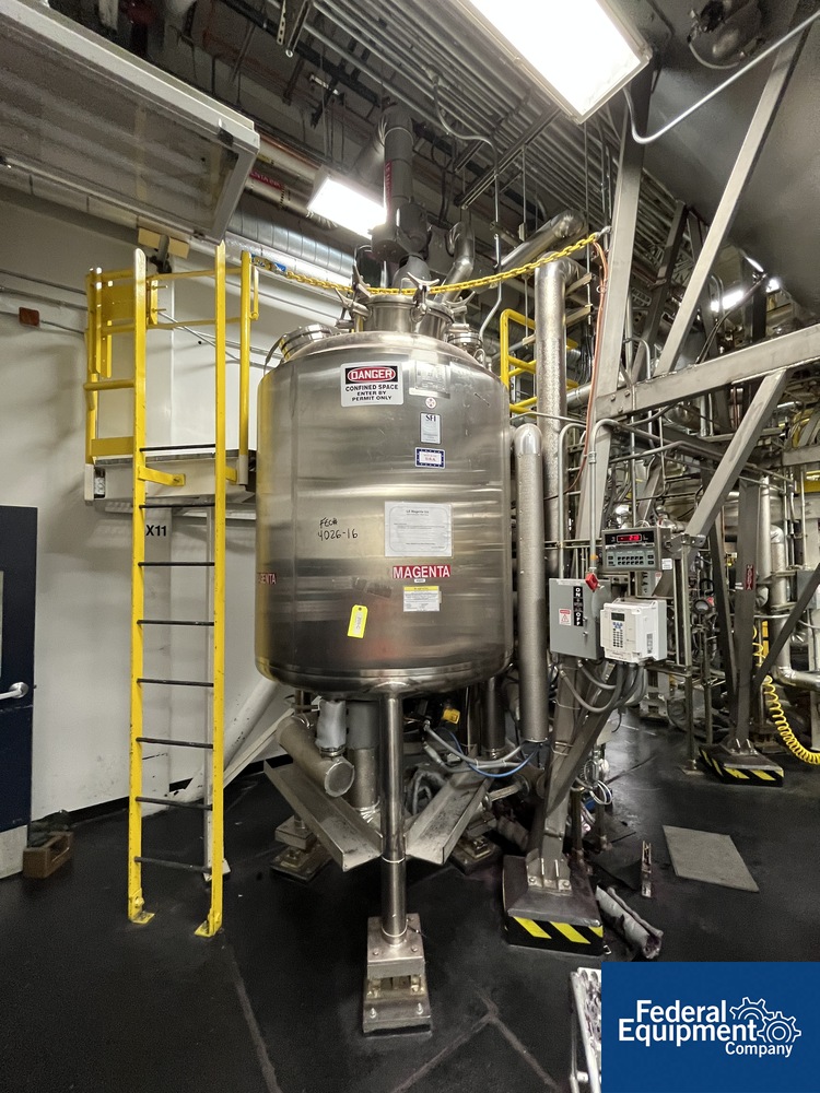 400 Gal SFI Mix Kettle, 316 S/S, 15/100# | Federal Equipment Company