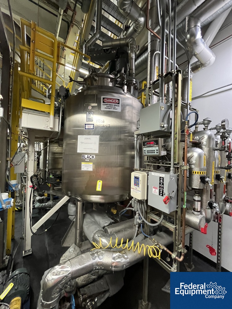 400 Gal SFI Mix Kettle, 316 S/S, 15/100# | Federal Equipment Company