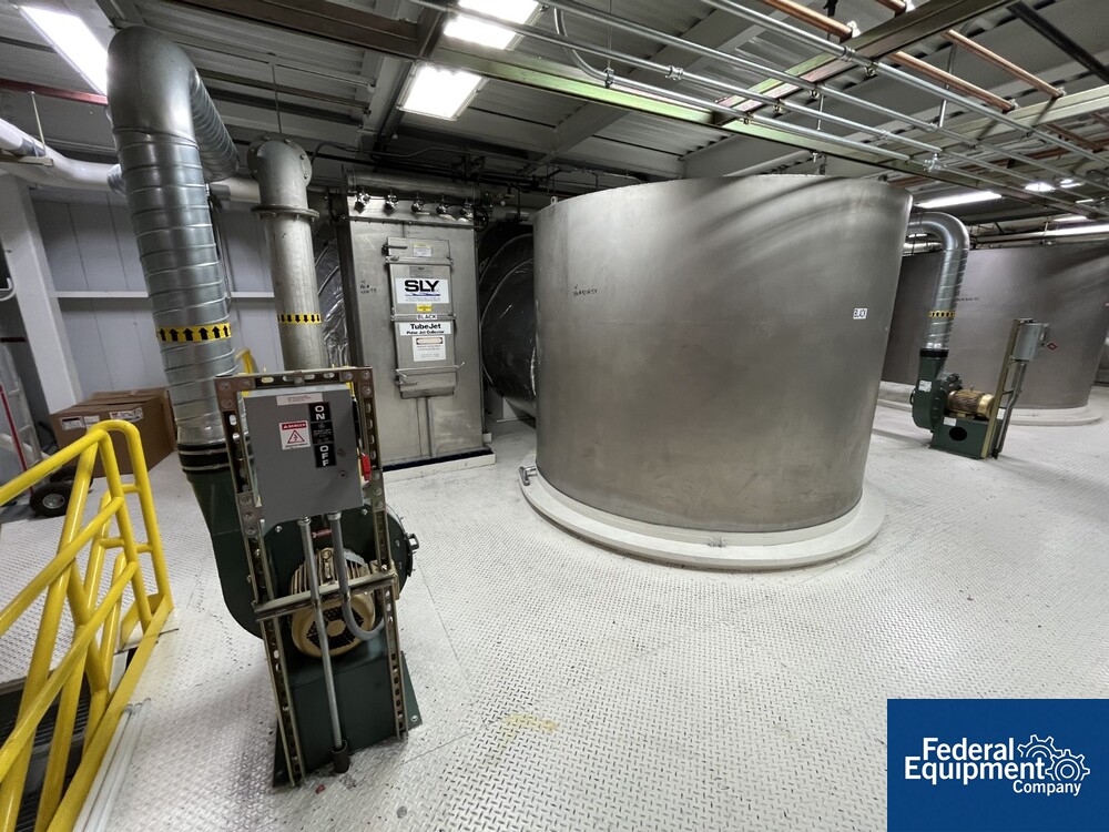 8' GEA Niro Spray Tower Congealer Dryer, S/S, Model SD-12.5-N | Federal ...