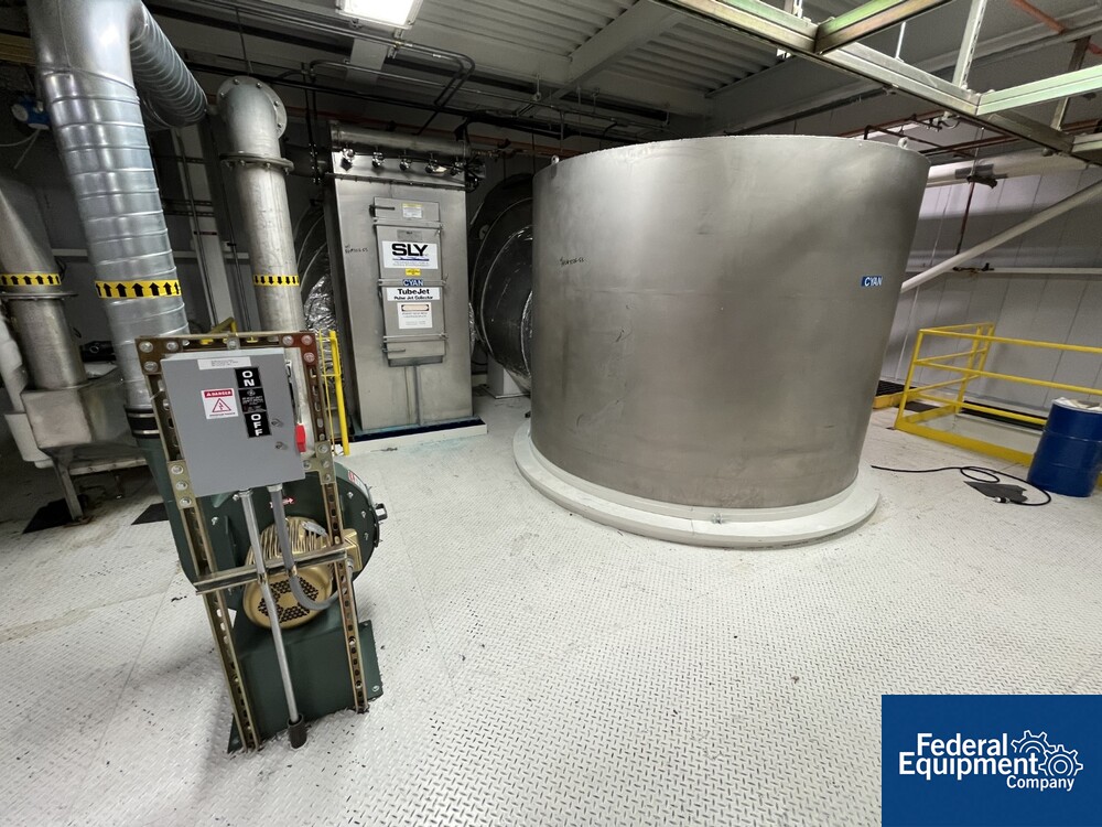 8' GEA Niro Spray Tower Congealer Dryer, S/S, Model SD-12.5-N | Federal ...