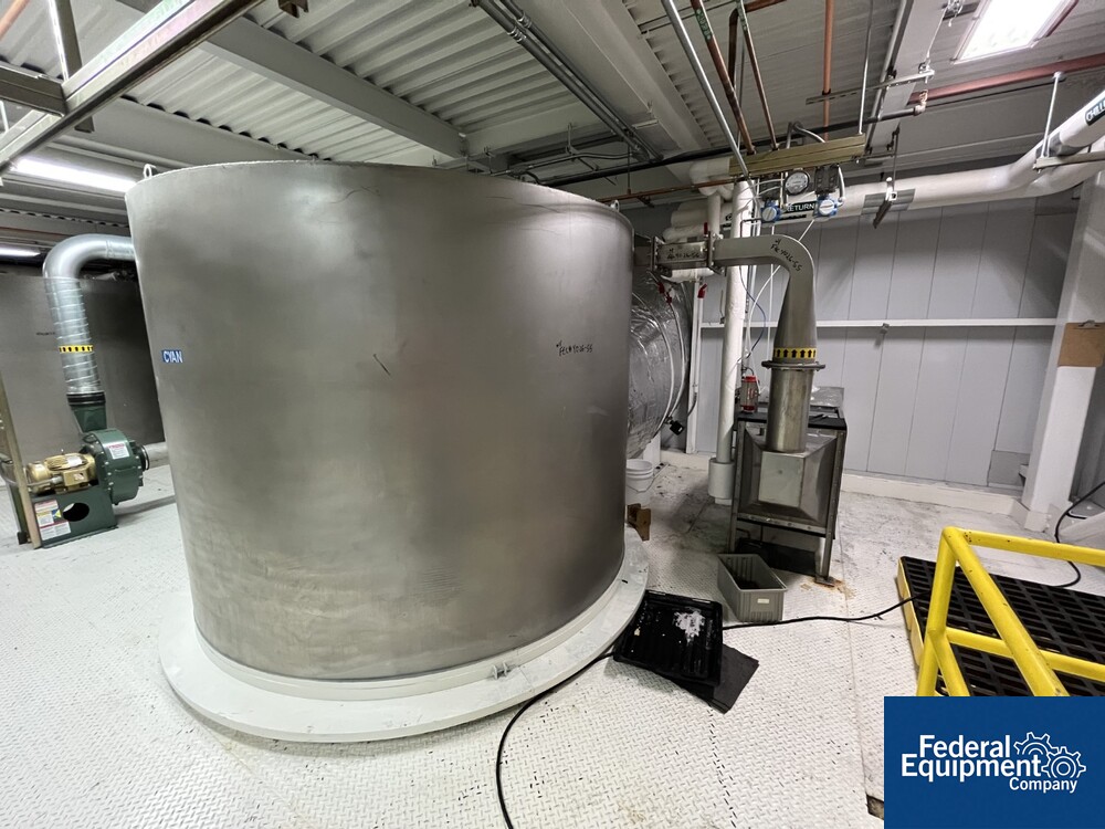 8' GEA Niro Spray Tower Congealer Dryer, S/S, Model SD-12.5-N | Federal ...