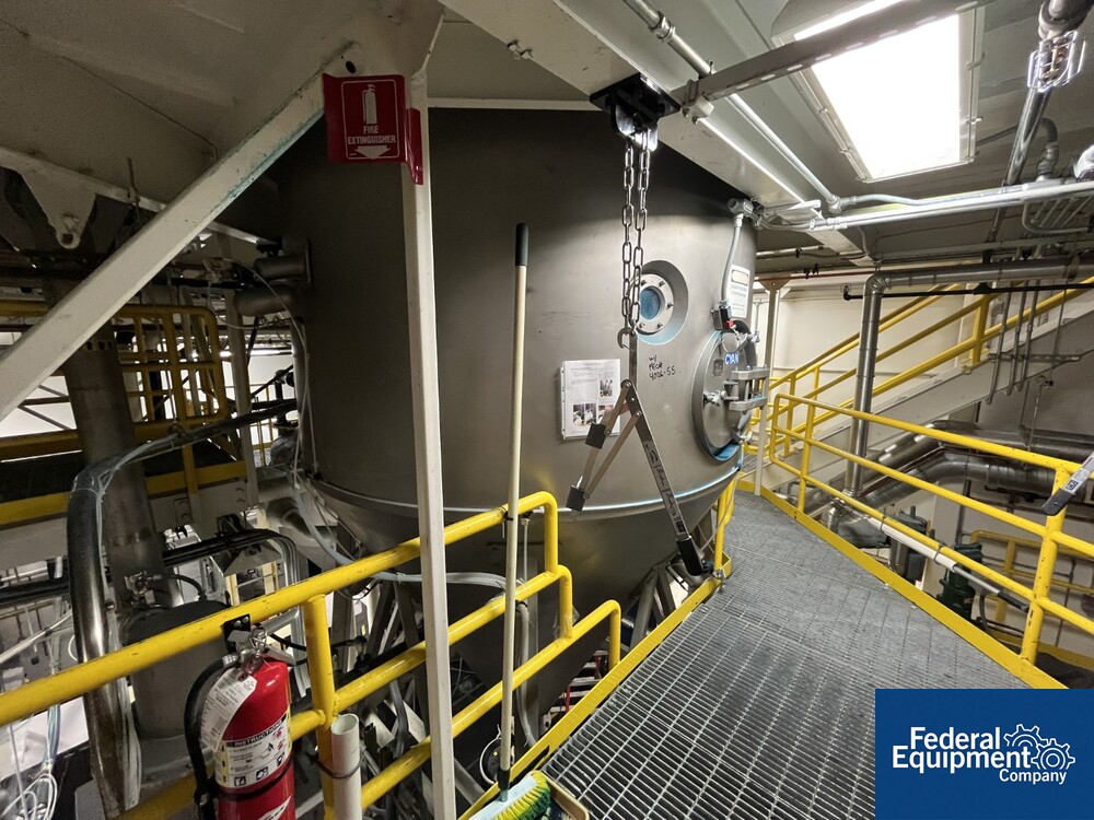 8' GEA Niro Spray Tower Congealer Dryer, S/S, Model SD-12.5-N | Federal ...