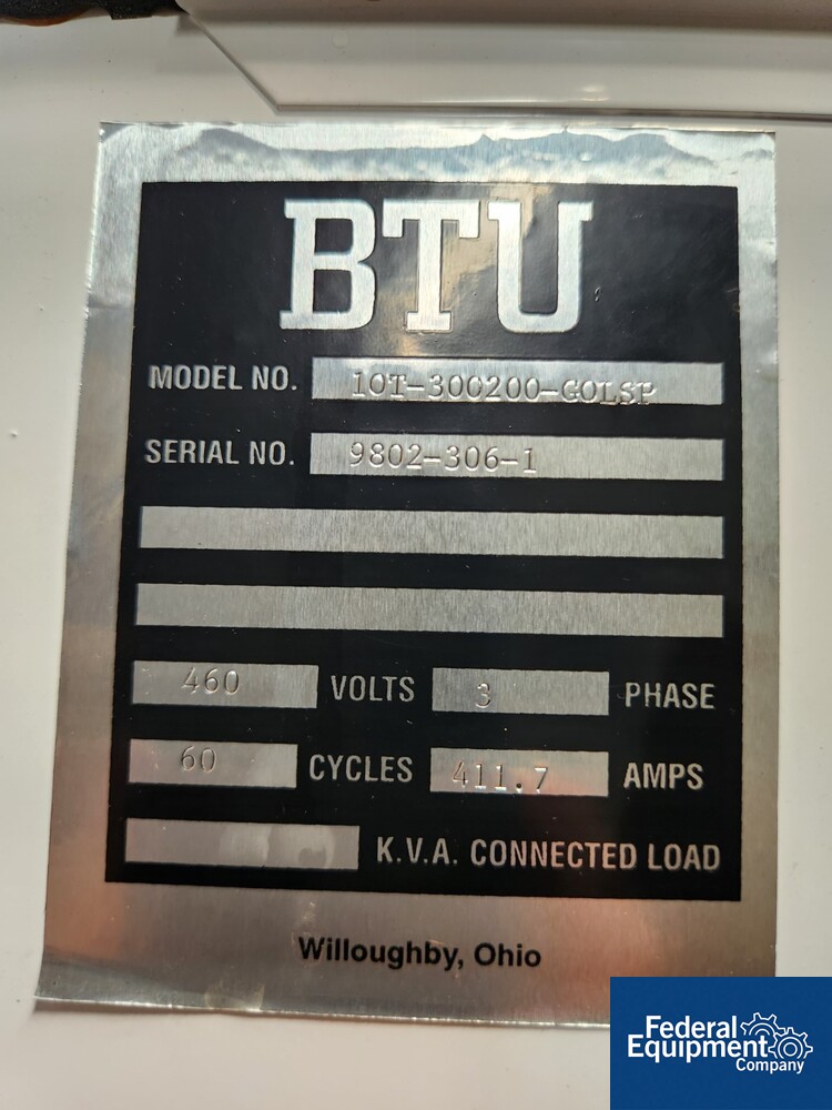 300 kW Budzar BTU Hot Oil System, Model 10T-300200-GOLST | Federal ...