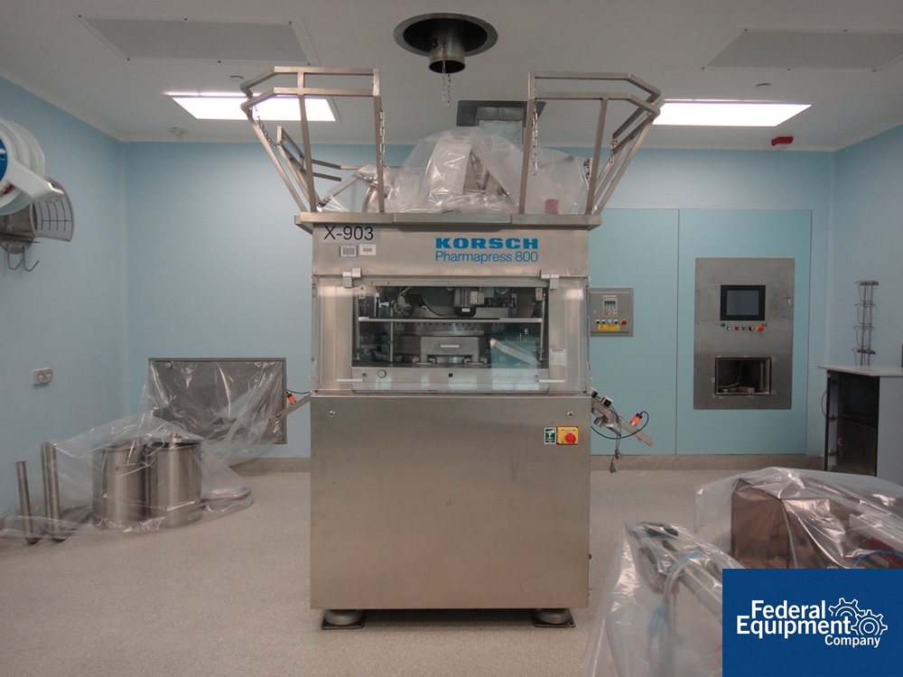 Korsch PharmaPress 800 Tablet Press, 77 Station | Federal Equipment Company