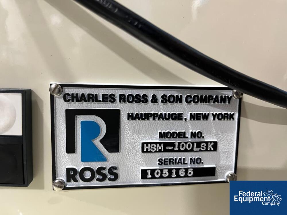 Ross Homogenizer, Model HSM-100LSK | Federal Equipment Company