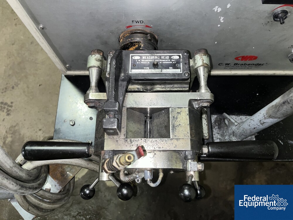 CW Brabender Plasticorder Mixing And Extrusion System | Federal ...