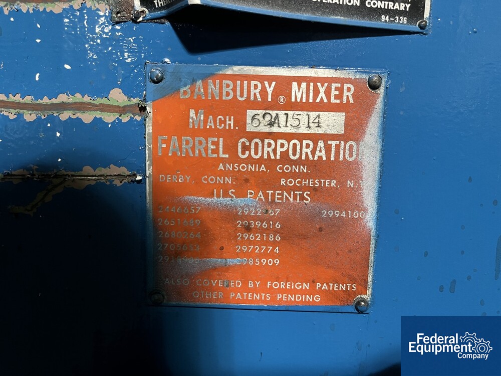 Farrel Banbury Mixer, Model Midget | Federal Equipment Company