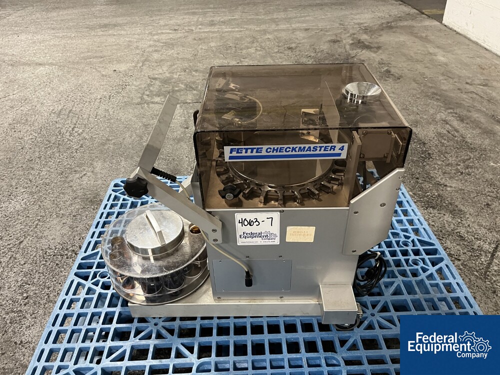 Fette Checkmaster Tablet Tester | Federal Equipment Company