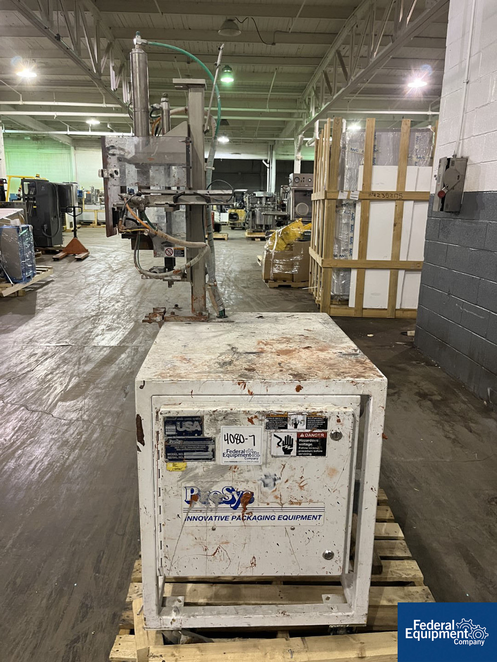 Prosys Fill Plugger Inserter, Model MPI-10/30 | Federal Equipment Company