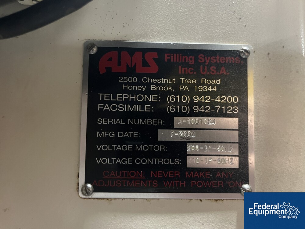 AMS Single Head Powder Filler | Federal Equipment Company