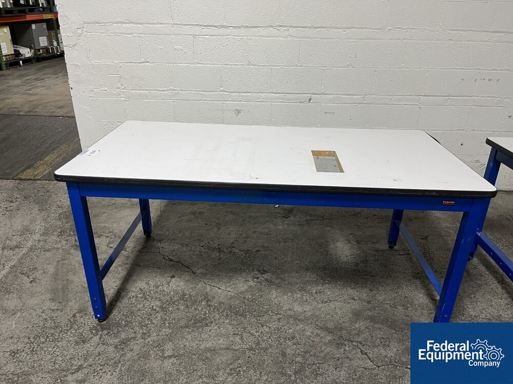 (2) Production Basics Work Tables | Federal Equipment Company
