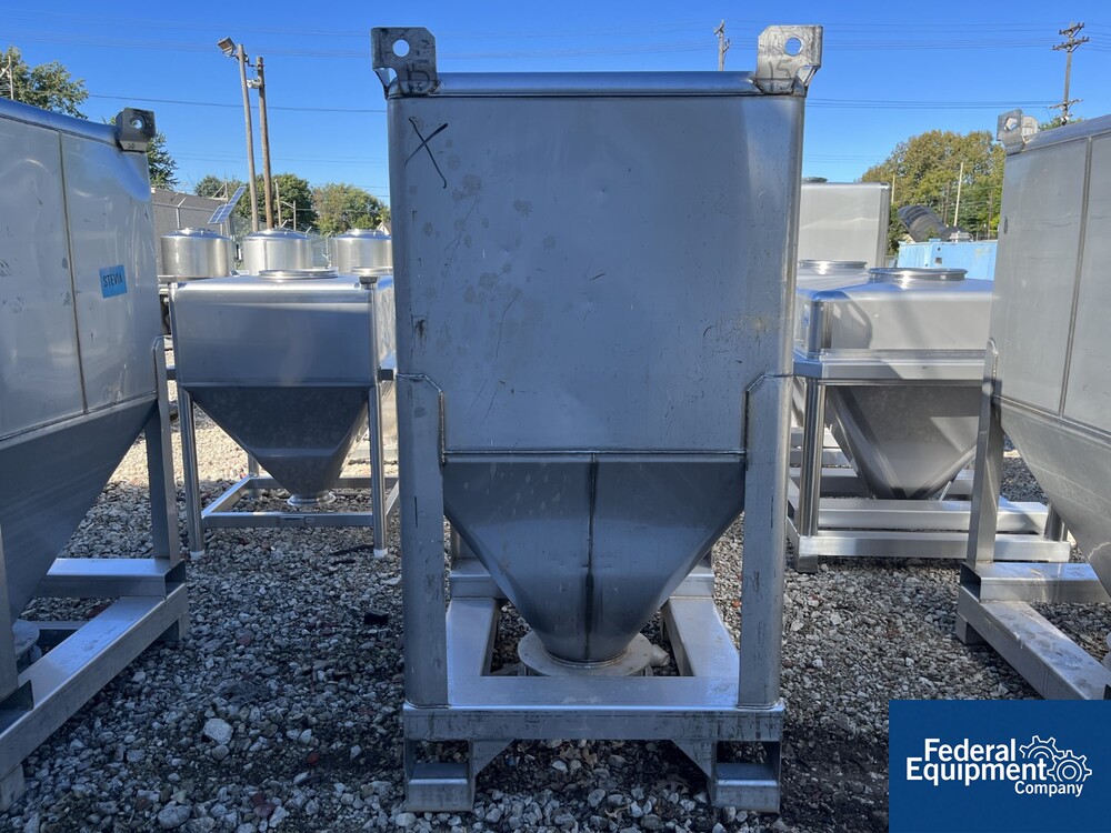 Custom Metalcracft Transtore Tote Bin, S/S | Federal Equipment Company