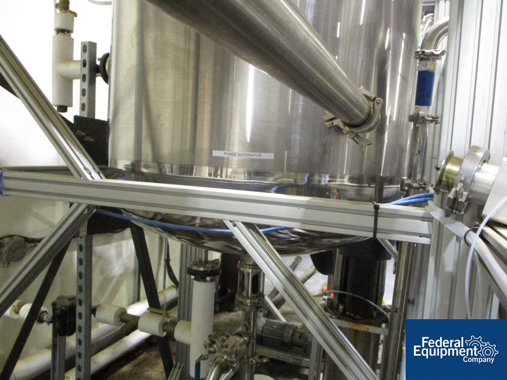 Automated Extraction Falling Film Evaporator, S/S, 300#/Hour | Federal ...