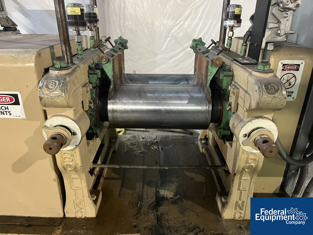 6" x 13" Bolling Two Roll Mill | Federal Equipment Company