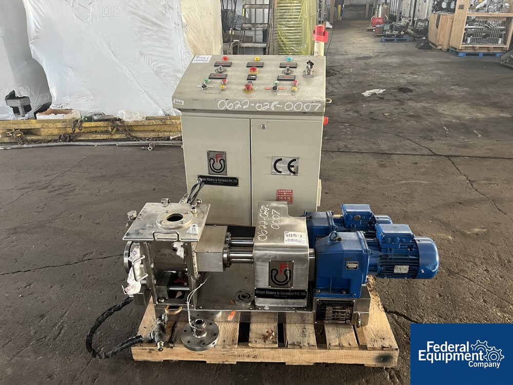 0.80 Gal Unique Mixers & Furnaces PVT Mixtruder, 316 S/S | Federal ...