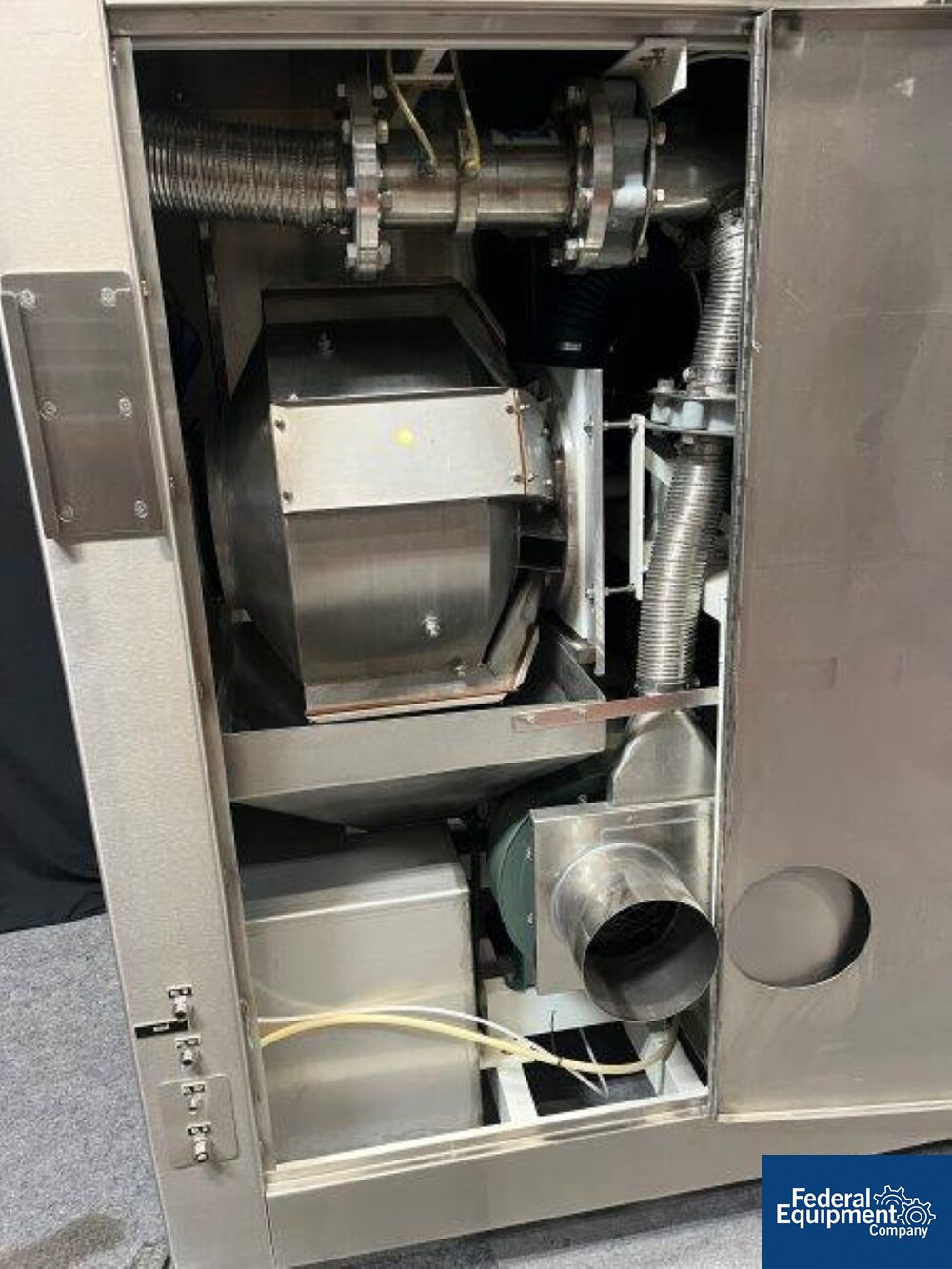 24" Vector HI-COATER, Model HC48/60, S/S | Federal Equipment Company