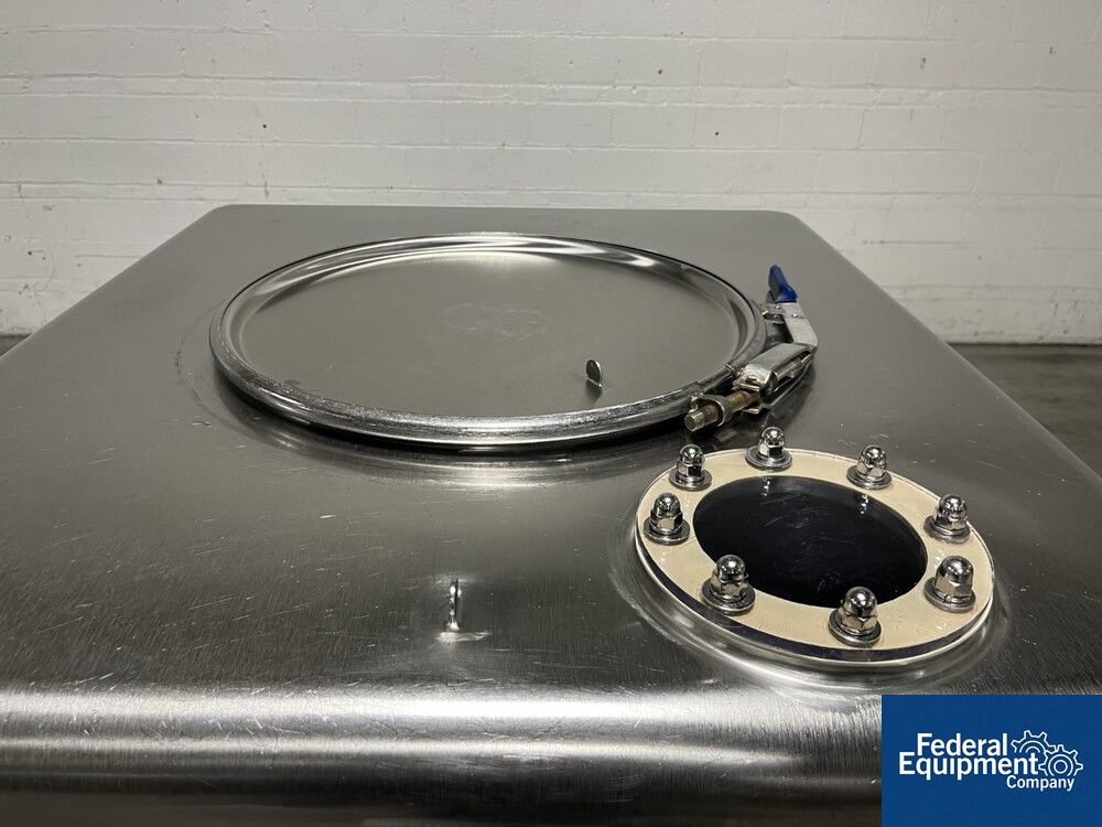 48" x 42" x 10" Tote Systems Stainless Steel Transfer Bins | Federal ...