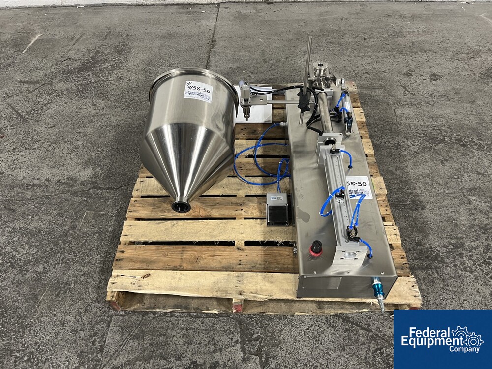 E-Pak Single Head Piston Filler, Model FPV-1025 | Federal Equipment Company