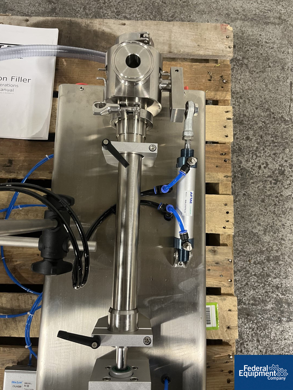 E-Pak Single Head Piston Filler, Model FPV-1025 | Federal Equipment Company