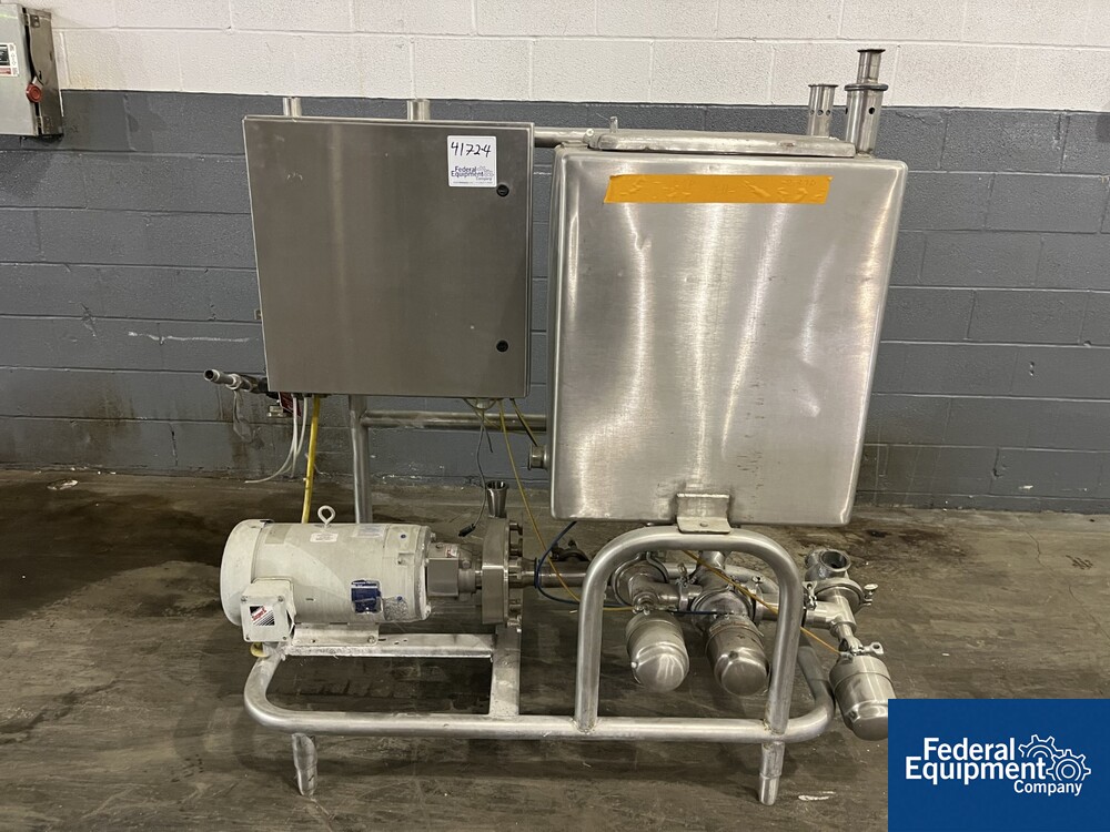CIP System with 15 hp pump, S/S | Federal Equipment Company