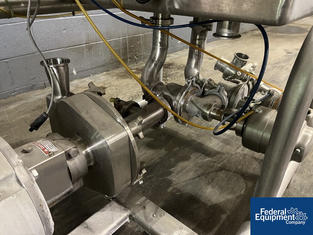 CIP System with 15 hp pump, S/S | Federal Equipment Company