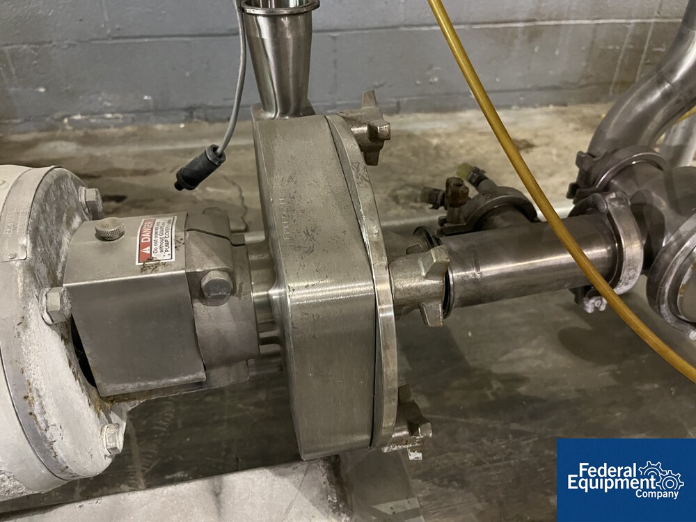 CIP System with 15 hp pump, S/S | Federal Equipment Company