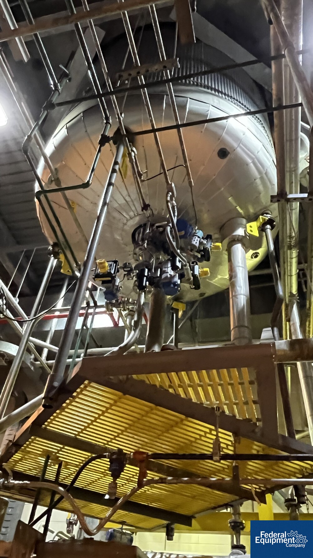 2,000 Gal Pfaudler Glass Lined Reactor, 90/100# | Federal Equipment Company