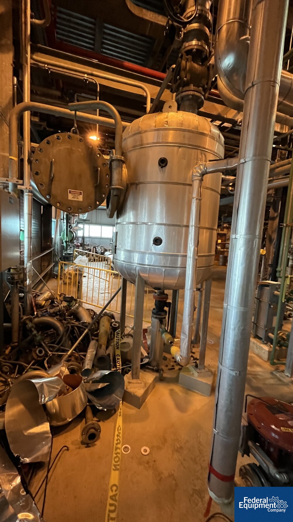 300 Gal Apache Receiver Tank, 316 S/S, 90# | Federal Equipment Company