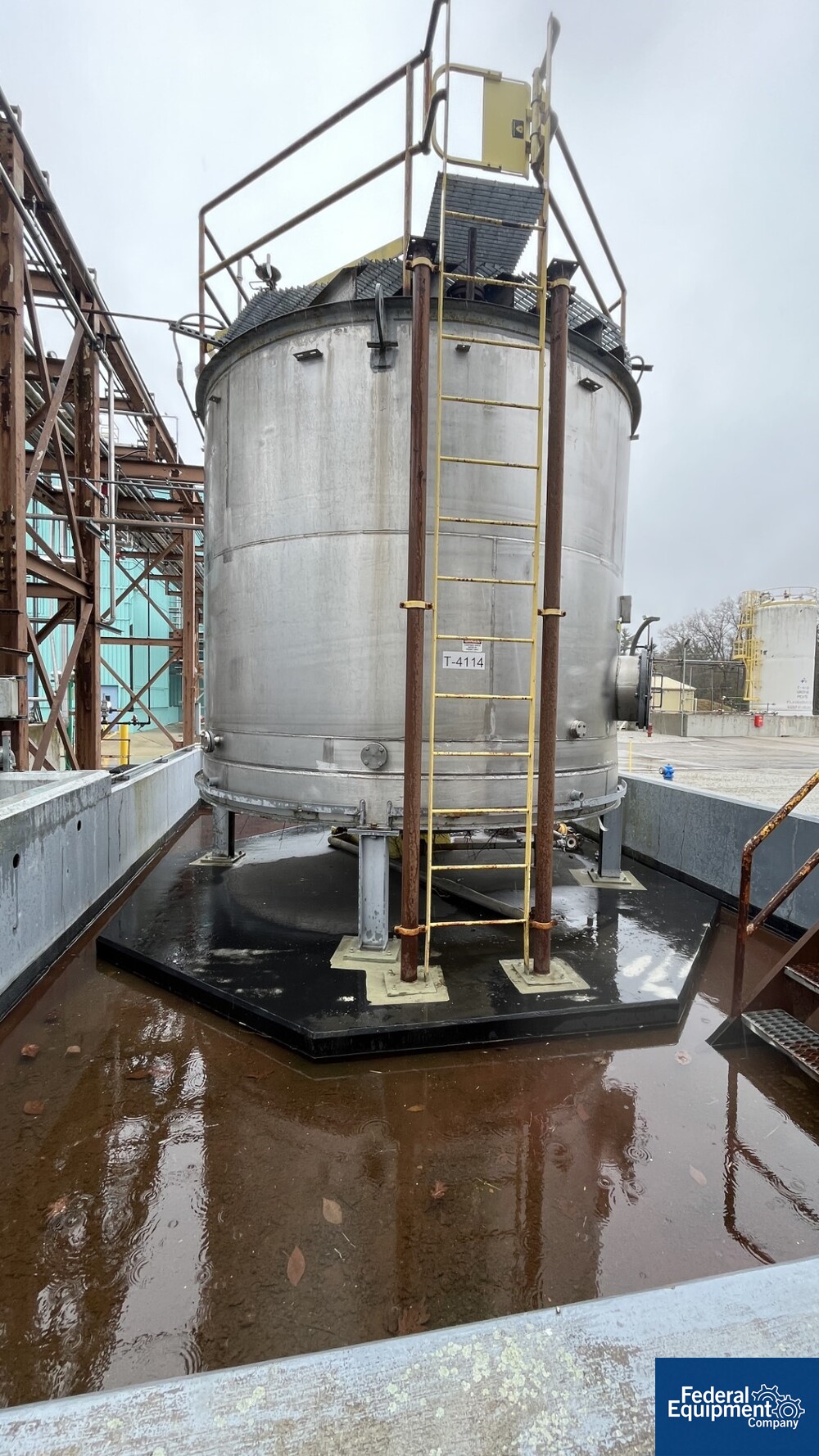 7,800 Gal Piersol Pine MFG Tank, Hastelloy G3, 7.5# | Federal Equipment ...