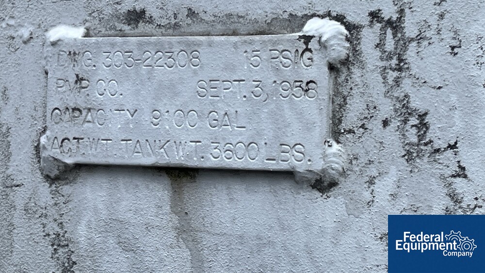 9,100 Gal PMP Company Tank, Aluminum | Federal Equipment Company