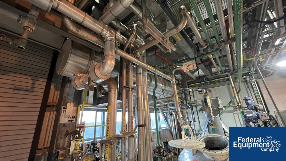 905 Sq Ft Atlas Heat Exchanger, 316 S/S, 165/163# | Federal Equipment ...