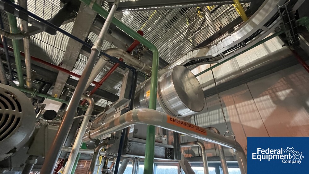 905 Sq Ft Atlas Heat Exchanger, 316 S/S, 165/163# | Federal Equipment ...