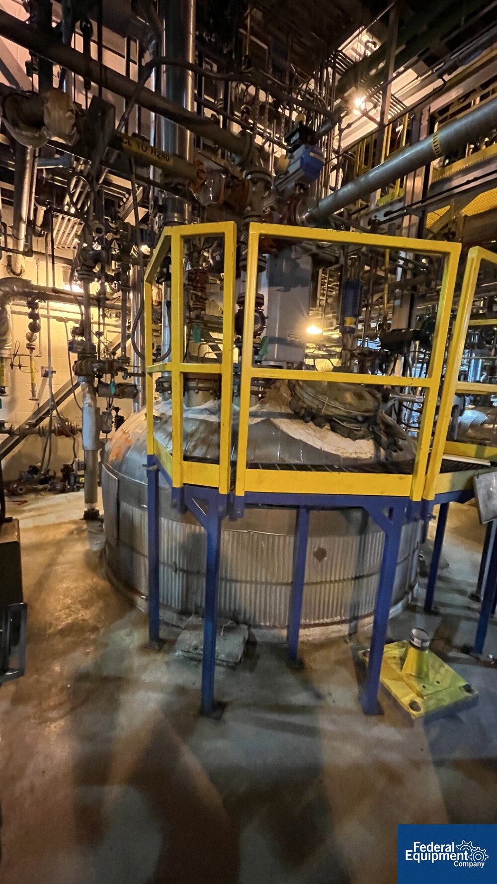 5,000 Gal Pfaudler Glass Lined Reactor, 90/125# | Federal Equipment Company
