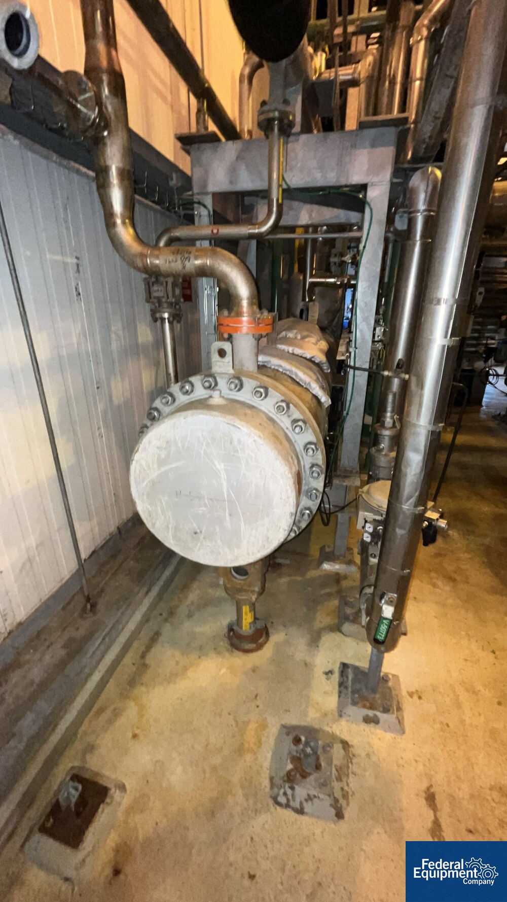 478 Atlas Heat Exchanger, 316 S/S, 153/193# | Federal Equipment Company