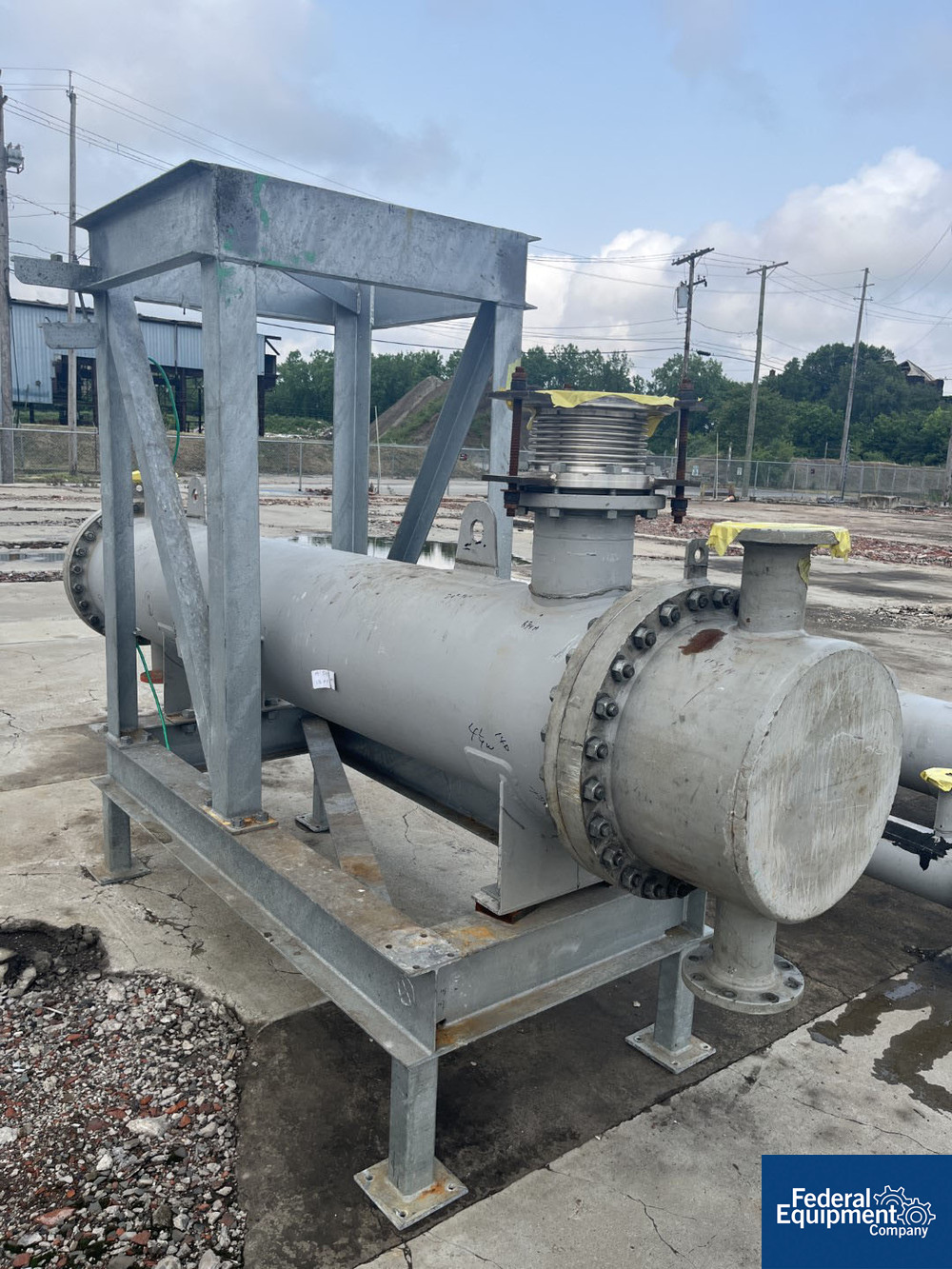 478 Atlas Heat Exchanger, 316 S/S, 153/193# | Federal Equipment Company