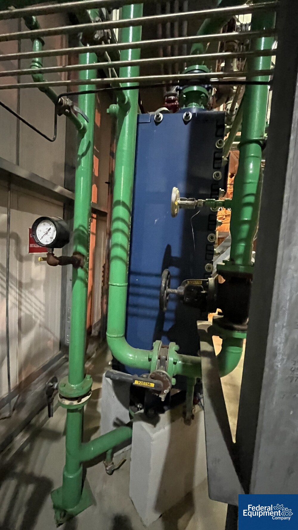 149.6 Sq Ft SGL Carbon Graphite Block Heat Exchanger, 100/100 ...