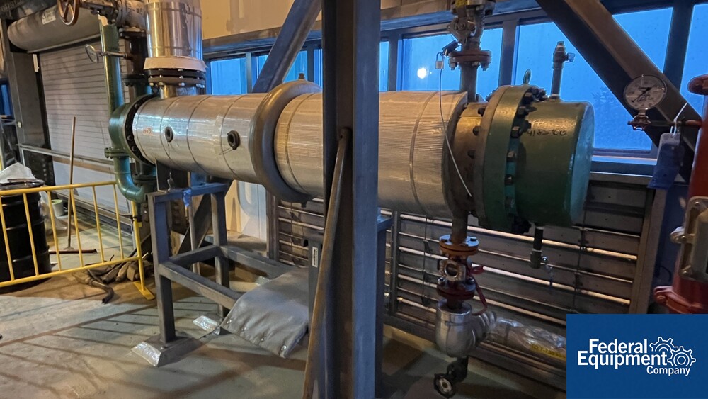 218 Sq Ft Atlas Heat Exchanger, 316 S/S, 100/150# | Federal Equipment ...