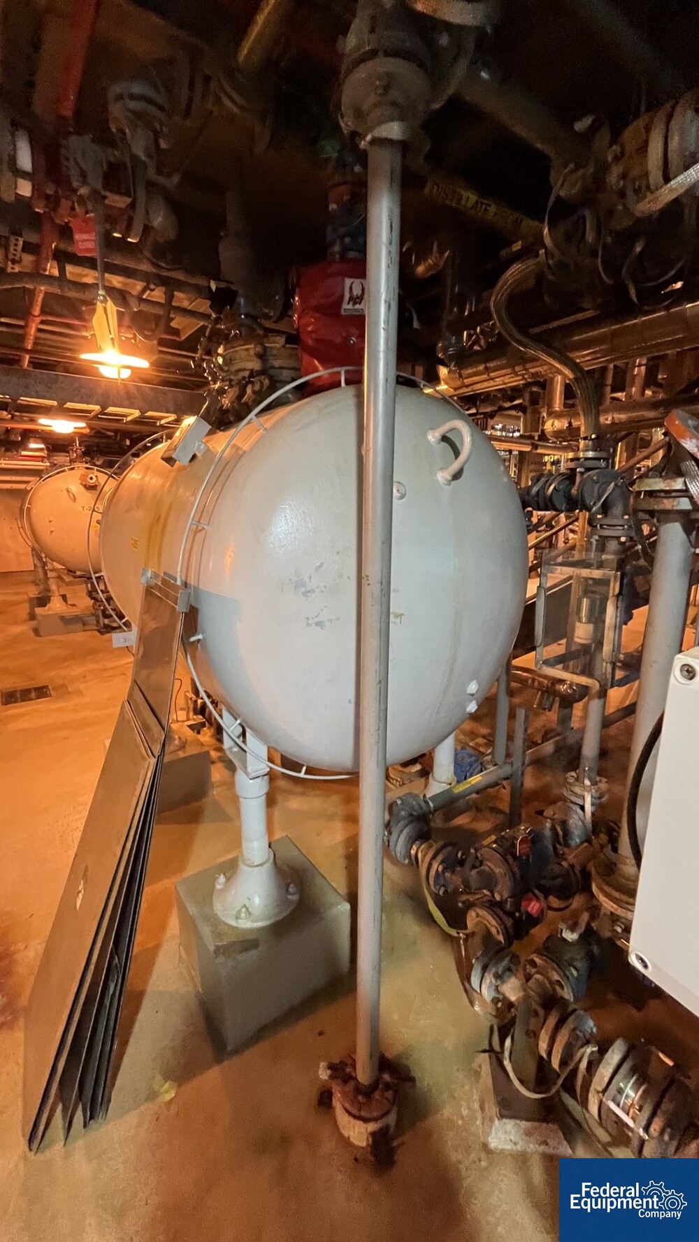 500 Gal Pfaudler Glass Lined Horizontal Chemstore Receiver Tank, 55 ...