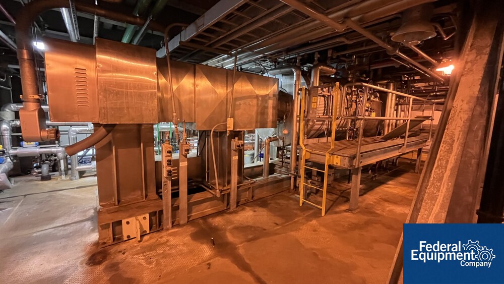 10,000 Liter Comber Horizontal Vacuum Paddle Dryer, S/S, 620 Kpa ...