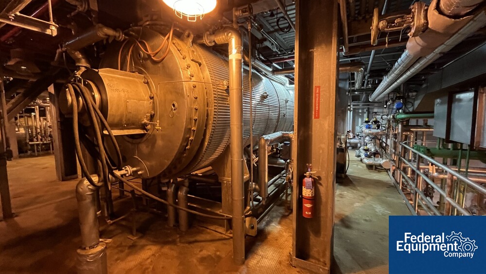 10,000 Liter Comber Horizontal Vacuum Paddle Dryer, S/S, 620 Kpa ...