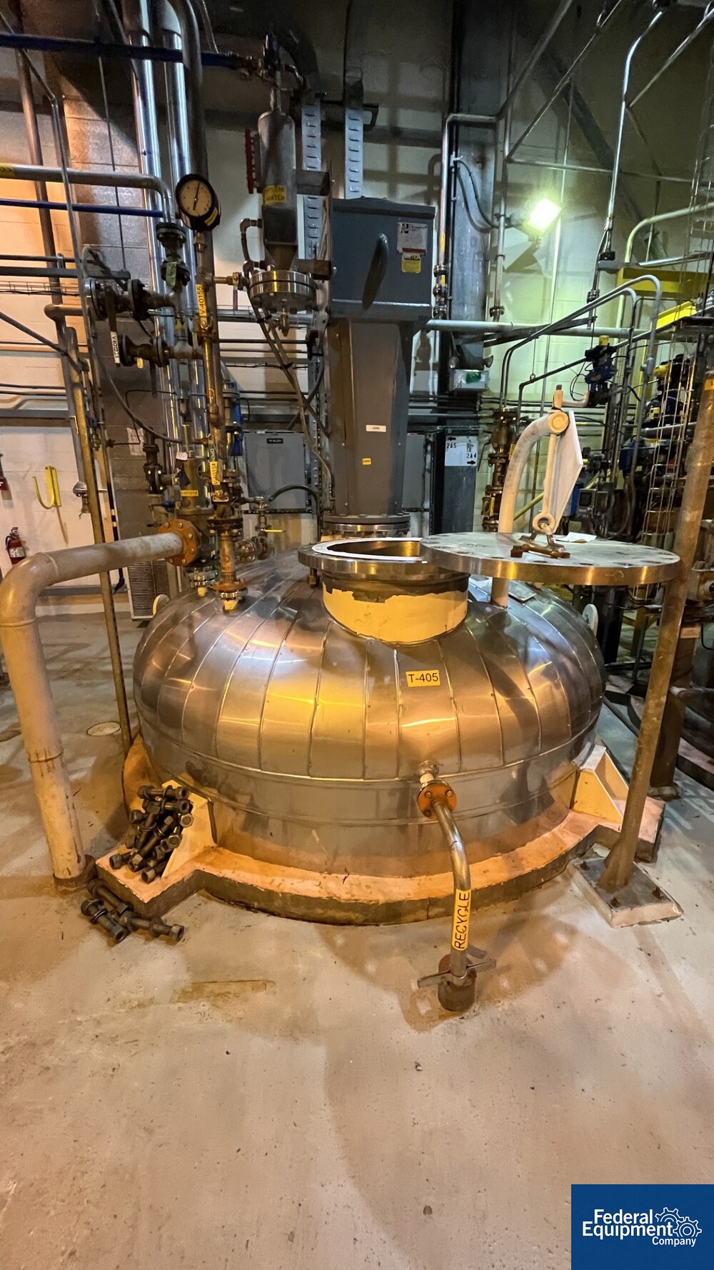 5,000 Gal Northland Reactor, Alloy 2205, 100/120# | Federal Equipment ...