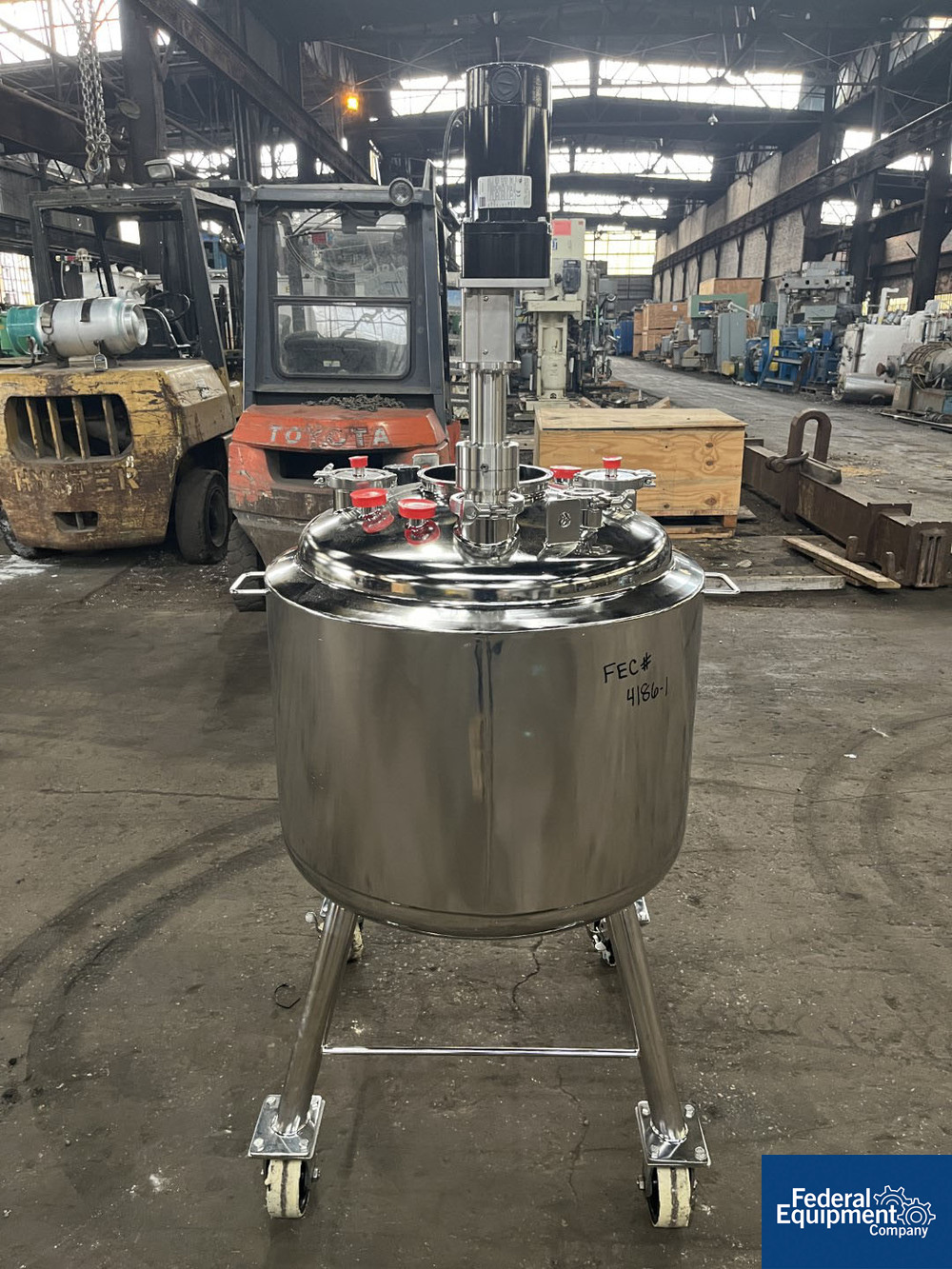 30 Gal Alloy Products Receiver Tank, 316 S/S, 75# | Federal Equipment ...